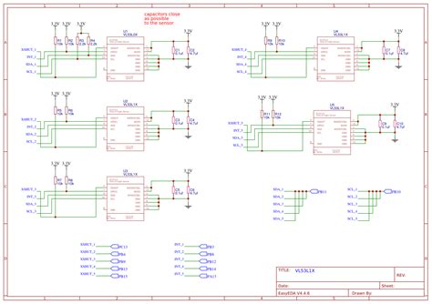 Sensores Vl53l1x Resources Easyeda