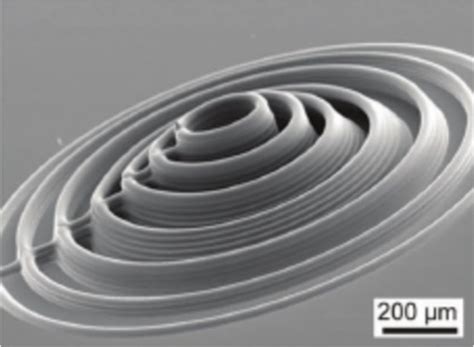 A Metallic Circular Microstructure Made Using Diw With Highly