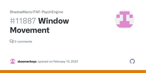 Window Movement Issue ShadowMario FNF PsychEngine GitHub