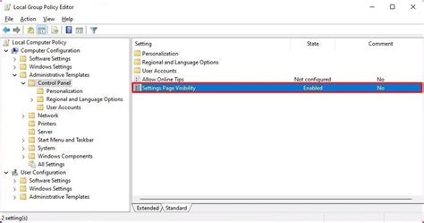 How To Hide Specific Settings Pages On Windows Windows Central