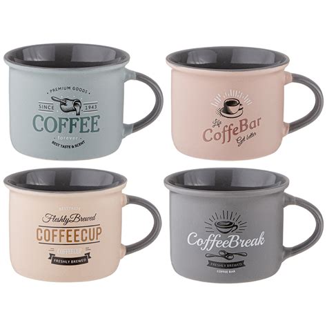 НАБОР КРУЖЕК ИЗ 4 ШТ "COFFEE" 160 МЛ купить, отзывы, фото, доставка ...