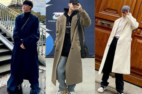 Inspirasi Padu Padan Long Coat Ala Hoshi SEVENTEEN Classy