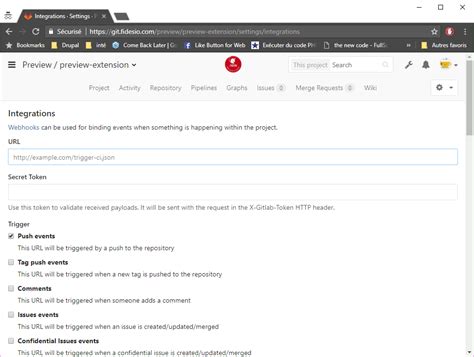 Intégration De Projet Git Preview App