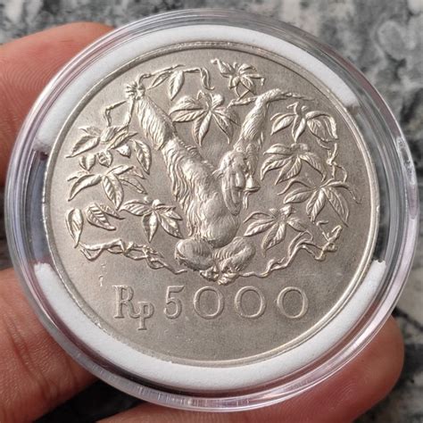 Jual Uang Koin Perak Kuno 5000 Rupiah Tahun 1974 Bekas Shopee Indonesia