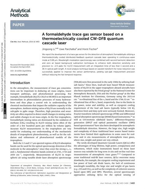 Pdf Analytical Methods Rsc Publishing Dokumen Tips