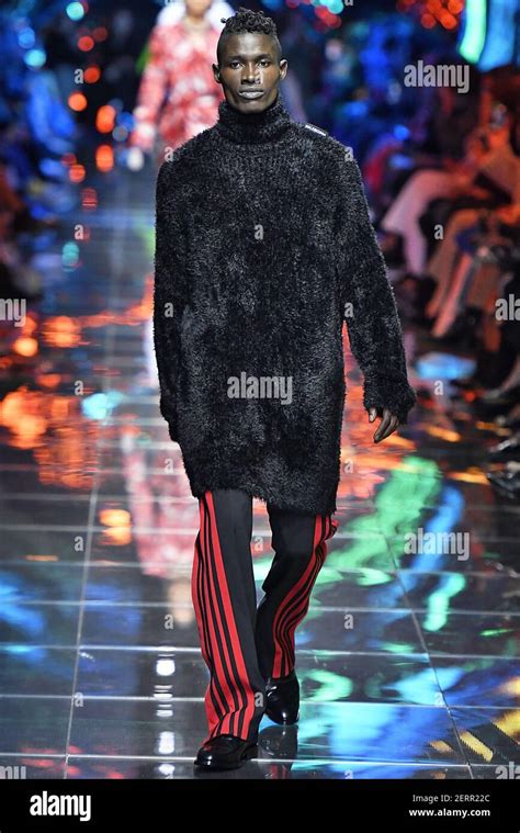 Model Kimali Morgan Walks On The Runway During The Balenciaga Fashion Show During Paris Fashion