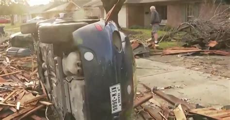 Texas Sees Tornado And Snow As Severe Weather Sweeps Across The Nation