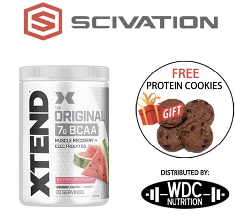 Scivation Xtend Bcaas 30 Servings Amino Acid Muscle Recovery
