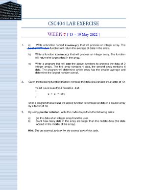 Csc520 EXERCISE Assignment 2 CSC520 5 0 Marks CPU Scheduling Instruction Your And