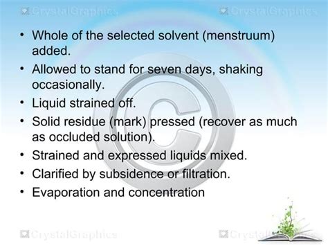 Extraction In Pharmaceutics Ppt Chemistry Science