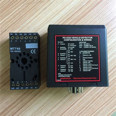 Car Parking Management Vehicle Dual Channel Loop Detector Toll System Double Channel Induction