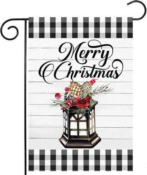 Surfapans Cardinal Christmas Garden Flag 12x18 Inch Double