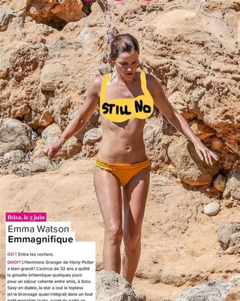 Emma Watson Updates French Magazine Publishes Topless Photos Of Emma
