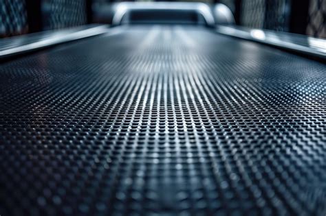 Treadmill Floor Rubber Texture Background Rubber Texture Premium Ai