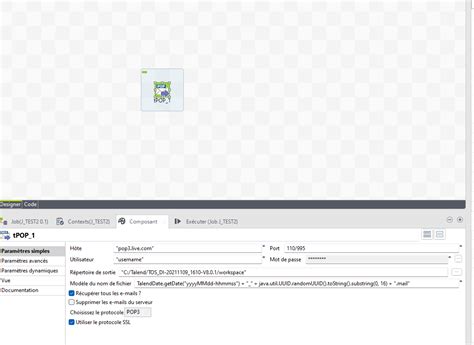 Etl Extracting Data From Outlook Using Talend Stack Overflow