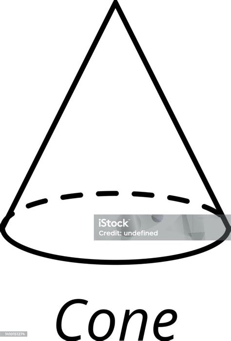 원뿔 기하학적 모양 흰색에 고립 된 기본 기하학적 그림의 벡터 일러스트 레이 션 0명에 대한 스톡 벡터 아트 및 기타 이미지 0명 개선 공부 Istock
