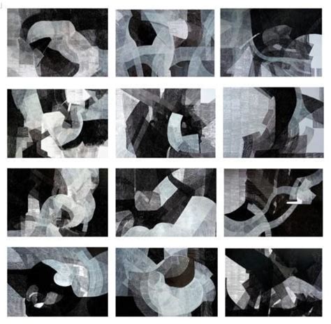 Купити картину «Чорно білі метаморфози абстракція маркером і фломастером на папері в стилі