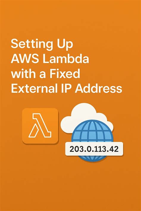 Configuring Aws Lambda With A Static Ip Address By Tamanna Sep