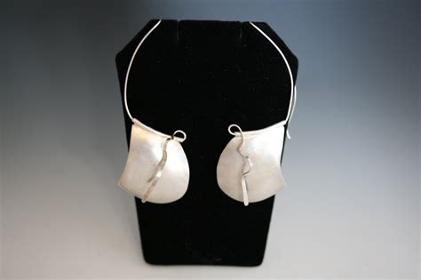 Extra Long Dangle Sterling Silver Earrings Diane Weimer