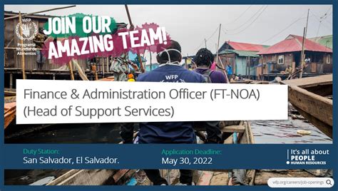ONU El Salvador on Twitter Únanse al equipo del Programa Mundial de