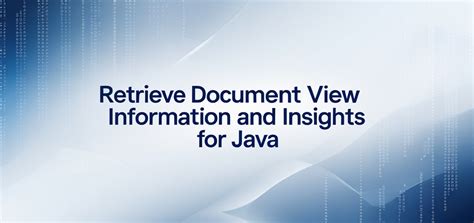 Groupdocs Viewer Java Extract Document Metadata And View Info
