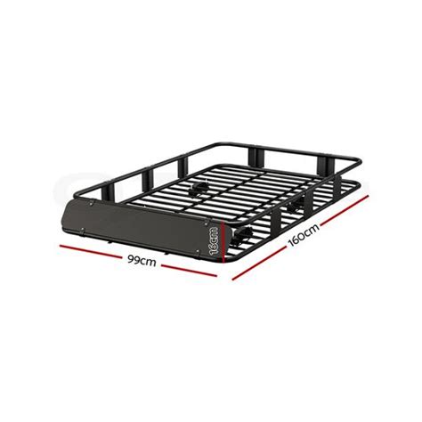 Giantz Universal Roof Rack Basket Car Luggage Carrier Steel Vehicle