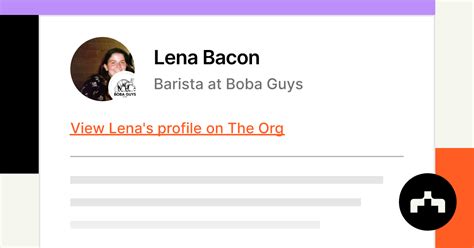 Lena Bacon Barista At Boba Guys The Org