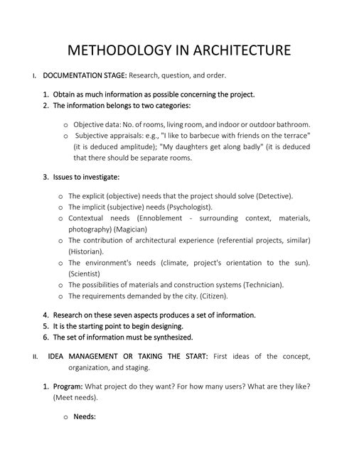 Solution Methodology In Architecture Studypool Solution Methodology In Architecture Studypool