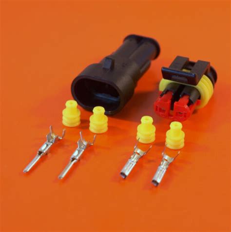 Genuine Amp Tyco Te 2 Way Superseal Electrical Waterproof Connector Kit