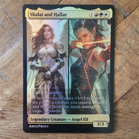 Shalai And Hallar A Foil Mtg Proxy Abyss Proxy Shop Enhance
