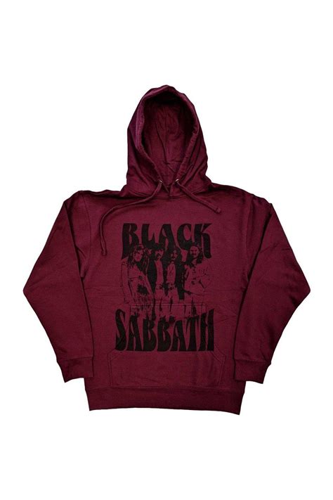 Hoodies And Sweatshirts Band Logo Pullover Hoodie Black Sabbath