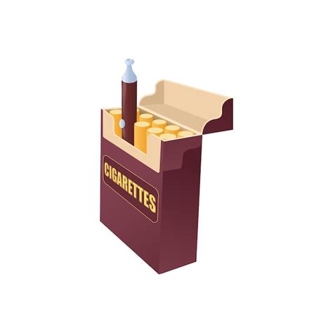 Cigarette électronique Dans Un Paquet Dicône De Cigarettes En Style