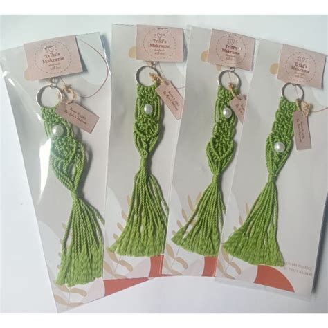 Jual Gantungan Makrame Handmade Trikis Pcs Shopee Indonesia