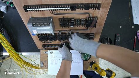 전기 기능장 실기 제어판 주회로 및 보조회로 결선작업 Youtube