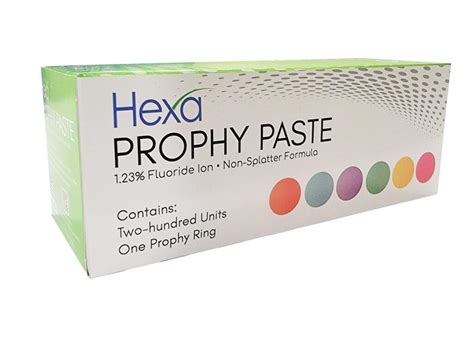 Prophy Paste Prophylaxis With 123 Fluoride Ion 200pk Hexa Dental