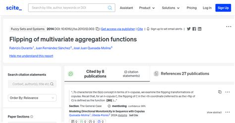 Flipping Of Multivariate Aggregation Functions
