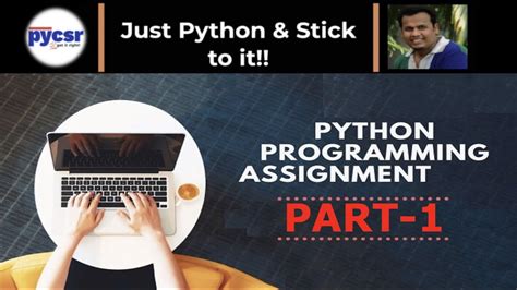 python assignment for hands on part 1 pycsr learn python online