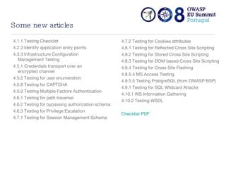 Owasp Testing Guide V Ppt