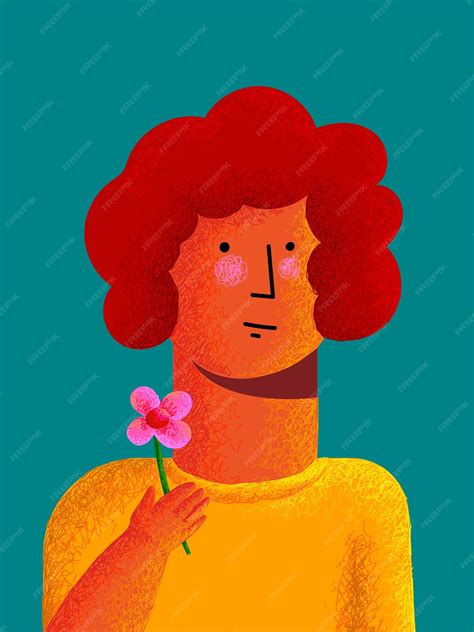 Premium Vector Cute Cartoon Girls Character Colorful On Vintage Retro