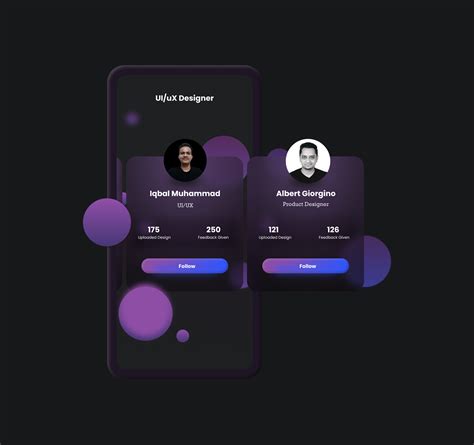 Glassmorphism Dark Mode On Behance