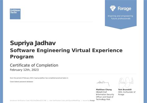 Supriya Jadhav On Linkedin Forage Goldmansachs Virtualexperience