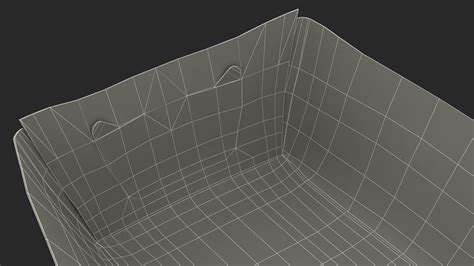 갈색 크래프트 종이 식품 트레이 세트 3d 모델 15 3ds Blend C4d Fbx Max Ma Lxo Obj Free3d