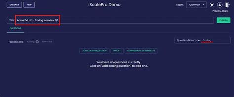 How To Create Coding Question Bank In Iscalepro