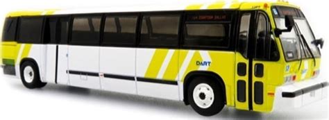 Iconic Replicas 870319 Tmc Rts Transit Bus 1999 Dart Dallas Area Rapid