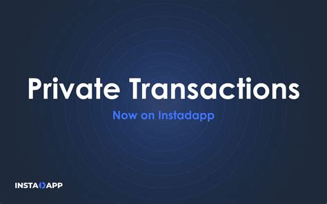 Sending Private Transactions To The Blockchain