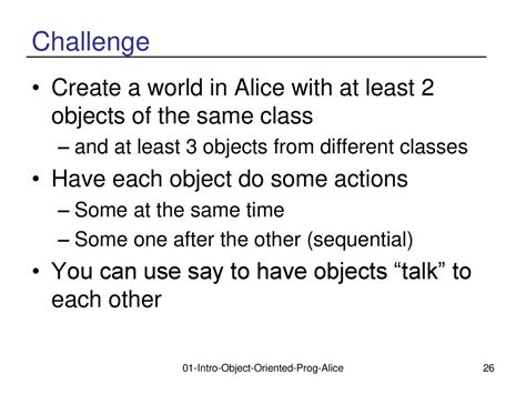introduction to object oriented programming in alice ppt download