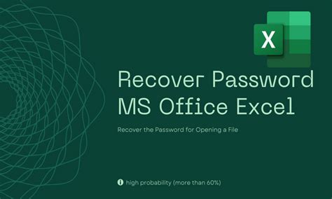 Recover Forgotten Excel Password Rpasswordrecover