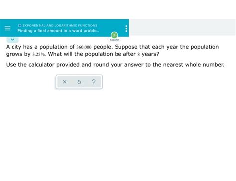 Solved O Exponential And Logarithmic Functions Finding A
