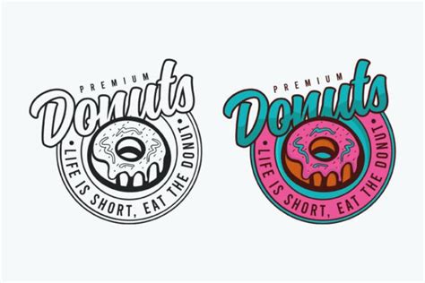 Donuts Vector Design Logo Collection Graphic By Billah Hub · Creative