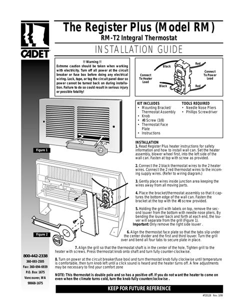 Cadet Wall Heater Wiring Diagram Wiring Diagram